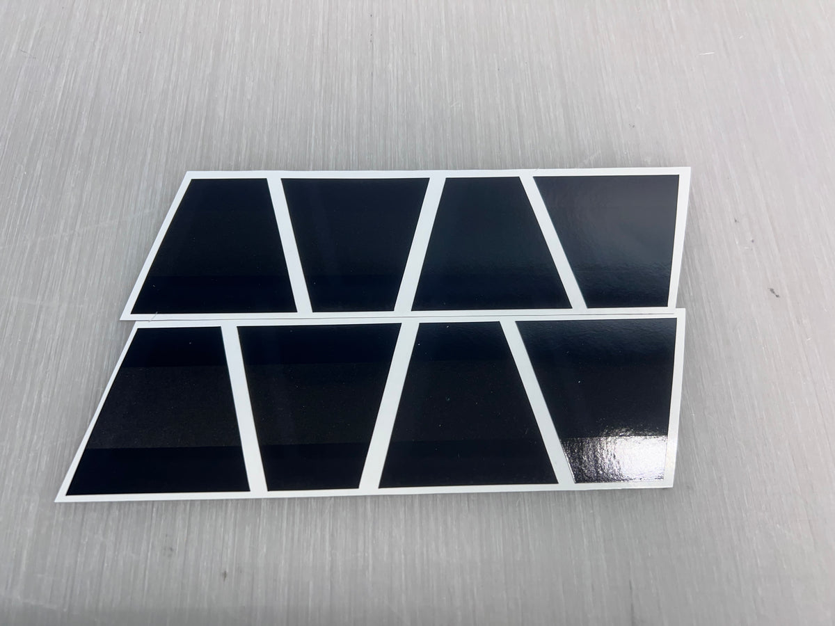 Blacked Out Black & Grey Reflective Helmet Tetrahedrons (Tets) Police ...