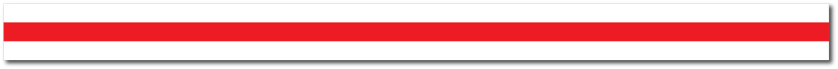 White & Red Triple Stripe Reflective Helmet Trim | DKE Decals – dkedecals