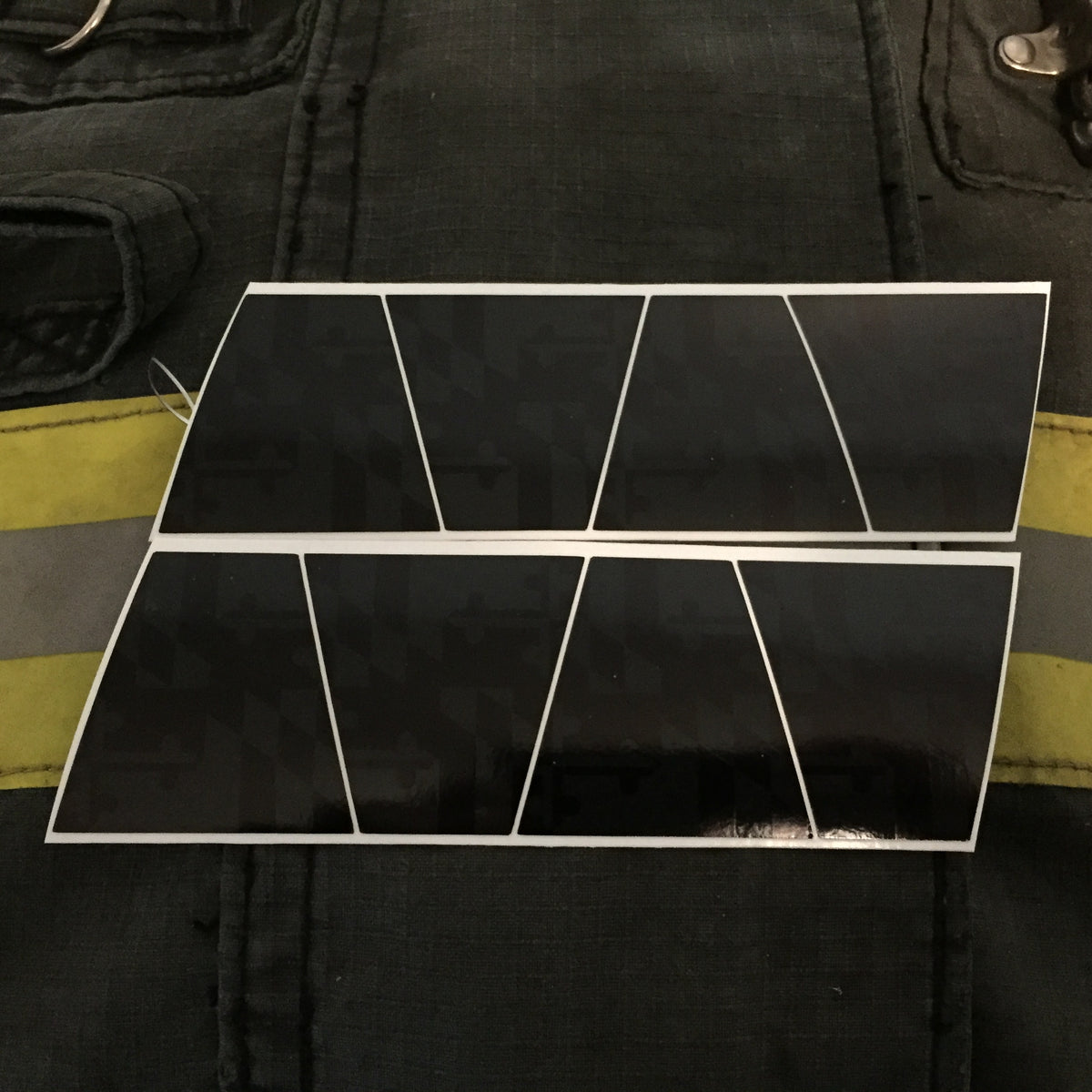 Blacked Out Maryland Flag Reflective Helmet Tetrahedrons (Tets) Police ...