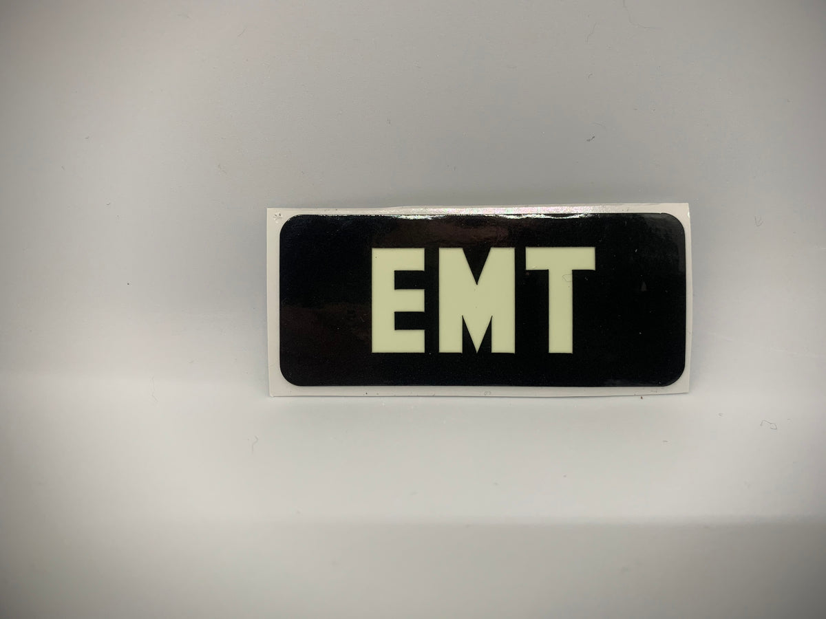 EMT Reflective Glow-in-the-Dark Helmet Decal | DKE Decals – dkedecals