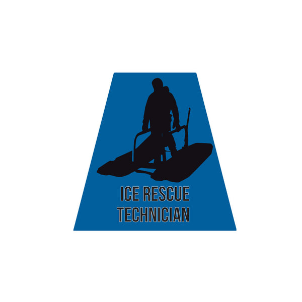 Ice Rescue Technician Reflective Helmet Tetrahedrons (Tets) Police Fire ...