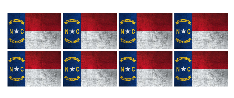North Carolina Flag Reflective Helmet Trim | DKE Decals – dkedecals