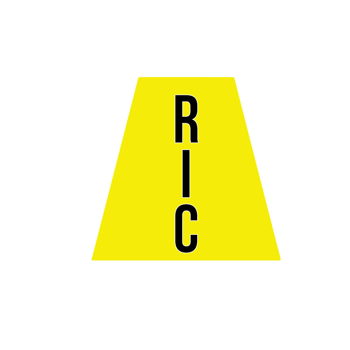 RIC Reflective Helmet Tetrahedron (TET) – 2″ Reflective Vinyl Decal ...