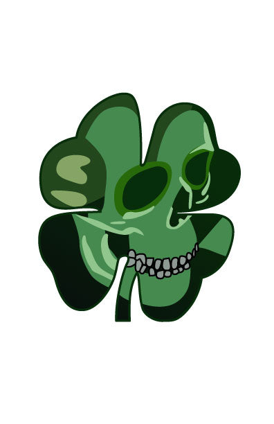 Shamrock Skull Helmet Decal Police Fire EMS Viny Graphics/Stickers ...