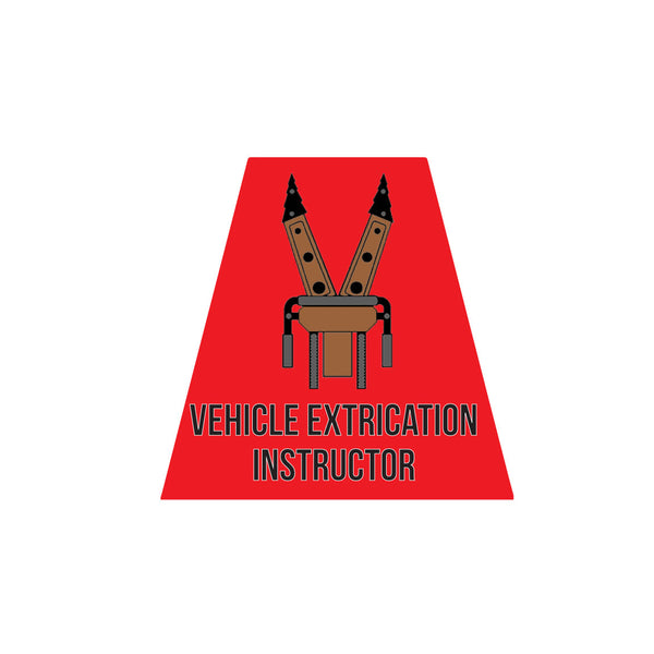 Vehicle Extrication Instructor Reflective Helmet Tetrahedrons (Tets ...